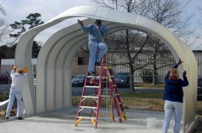 7.5KW Arch Building Construction PLC For Overlapping Combined Arched ...